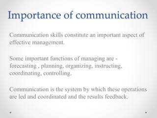 Introduction to managerial communication with case study | PPTX
