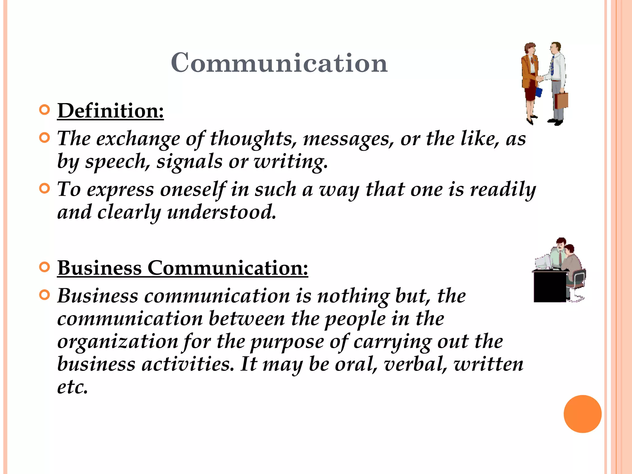 Training on Business communication | PPT