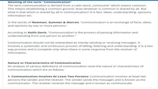 Business communication bba semester 1 notes | PPTX