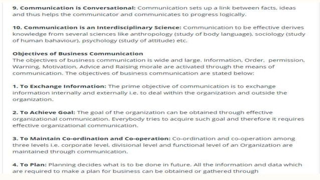 Business communication bba semester 1 notes | PPTX
