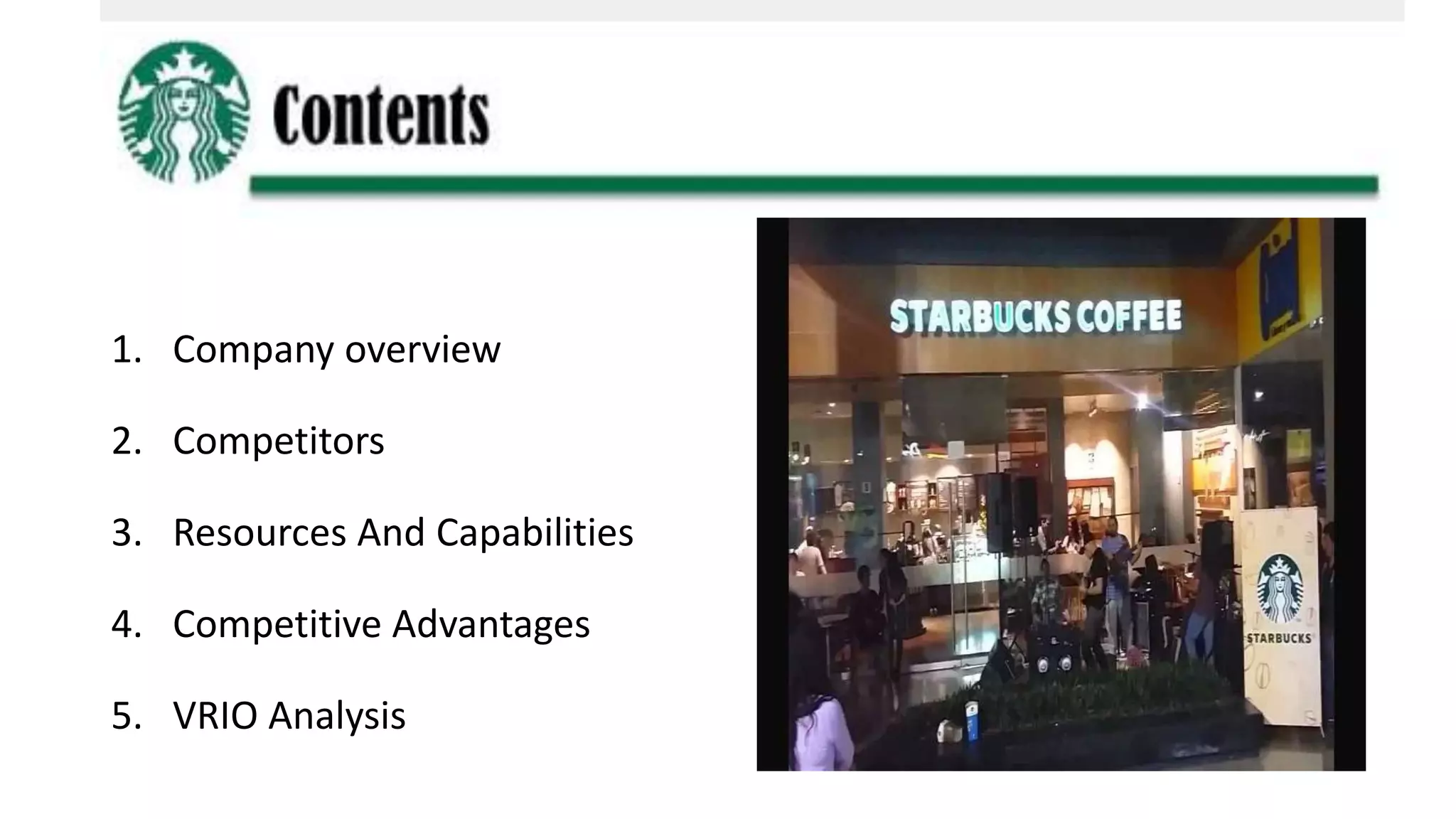 Presentation about Starbucks coffee | PPTX