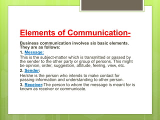 Business communication | PPT