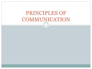 principles of communication | PPTX