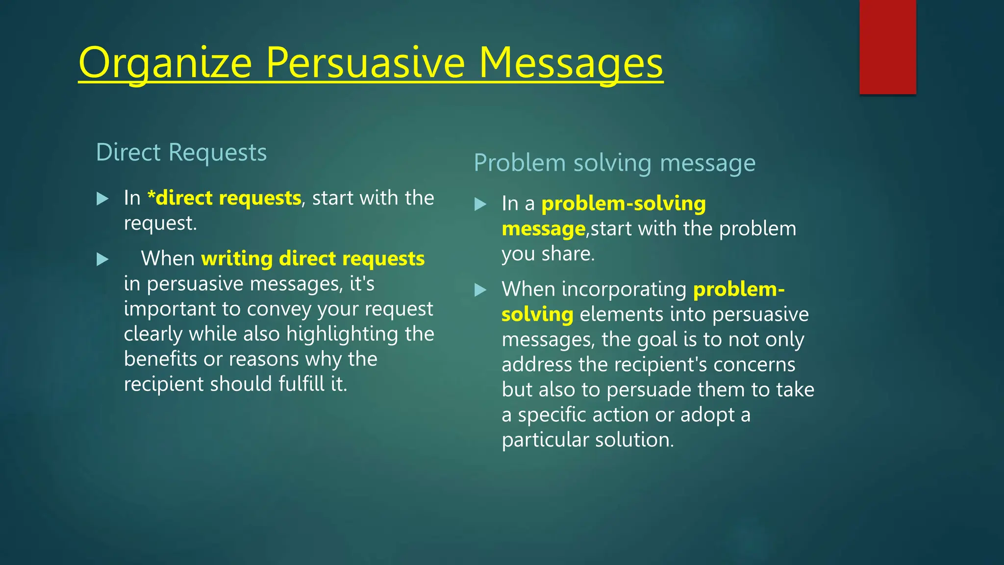 Business communication.pptx persuasive messages | PPTX