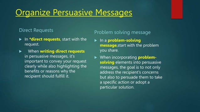 Business communication.pptx persuasive messages | PPTX