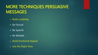 Business communication.pptx persuasive messages | PPTX