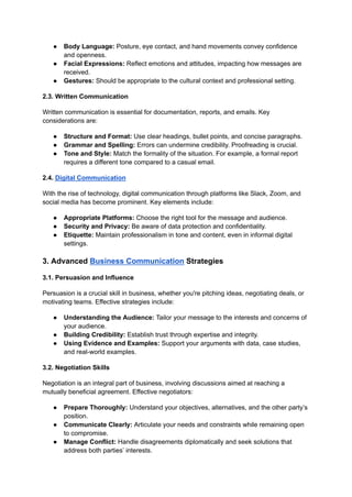Business Communication Definition, Examples and Questions | PDF