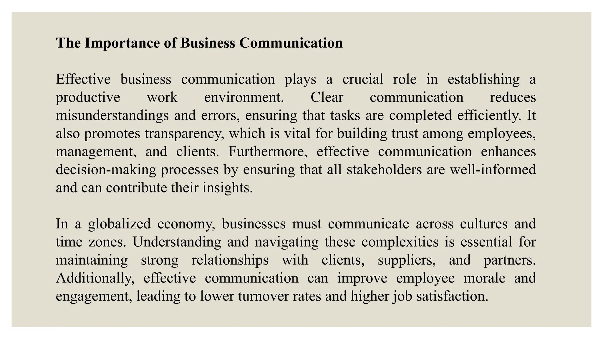 Business Communication for BCom Students | PPTX