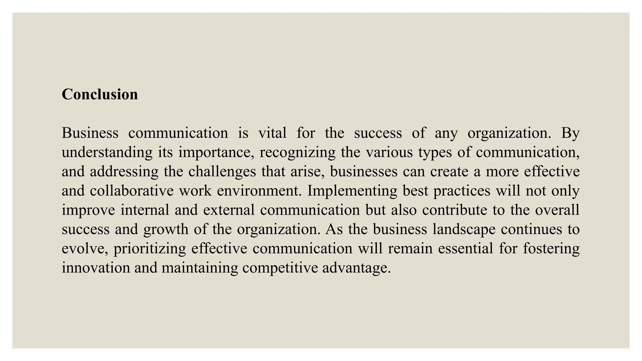 Business Communication for BCom Students | PPTX