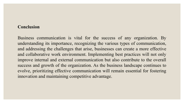 Business Communication for BCom Students | PPTX