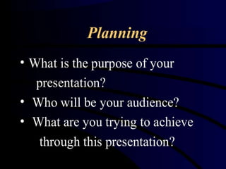 Art of presentation speaking | PPT