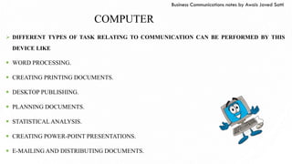 UNIT 3: BUSINESS COMMUNICATION AND TECHNOLOGY | PDF