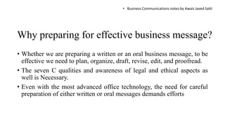 UNIT 4: MESSAGE DESIGN (BUSINESS COMMUNICATION) | PDF