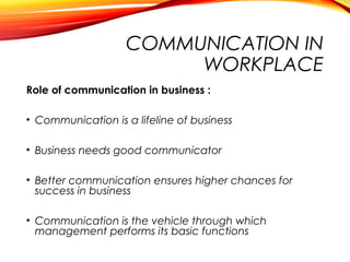 Business communication 1 | PPT