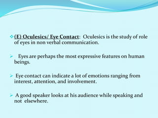 Managerial communication (non verbal communication) | PPT