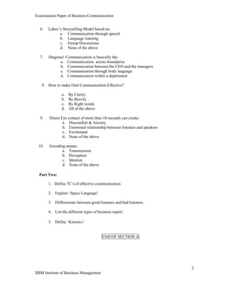 Business communication 250613 | PDF