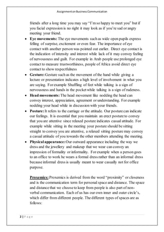 Business communication assignment | DOCX
