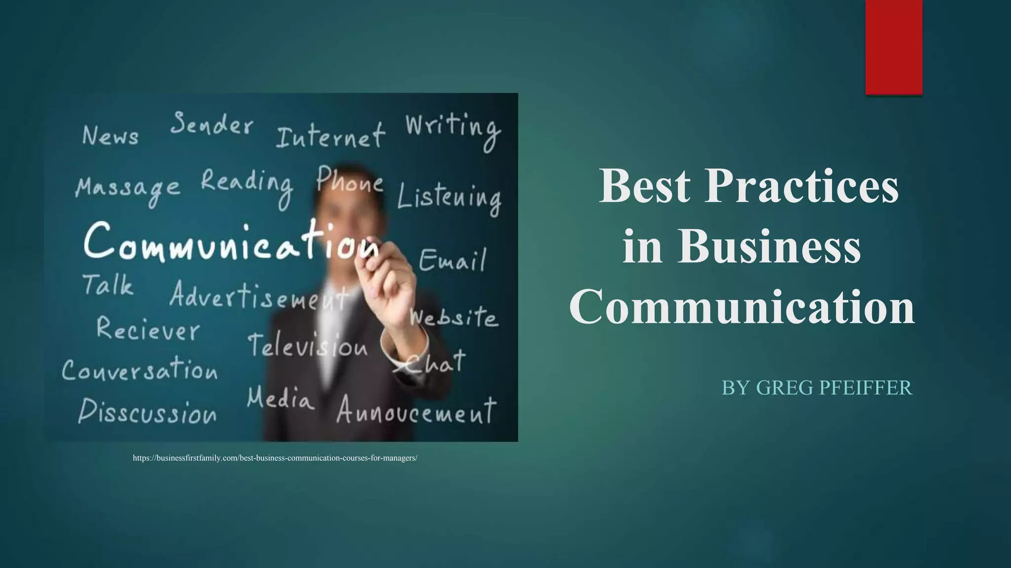 Best Practices in Business Communication | PPTX