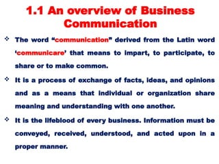 business communication chapter one and two (1&2).pptx
