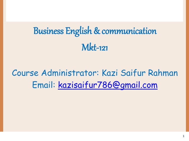 BUSINESS COMMUNICATION CHAPTER 02.ppt