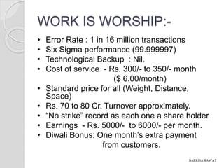 Business communication dabbawala | PPTX