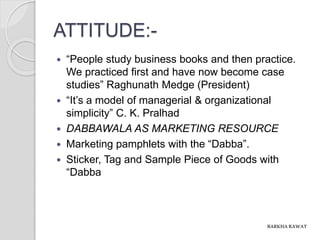 Business communication dabbawala | PPTX