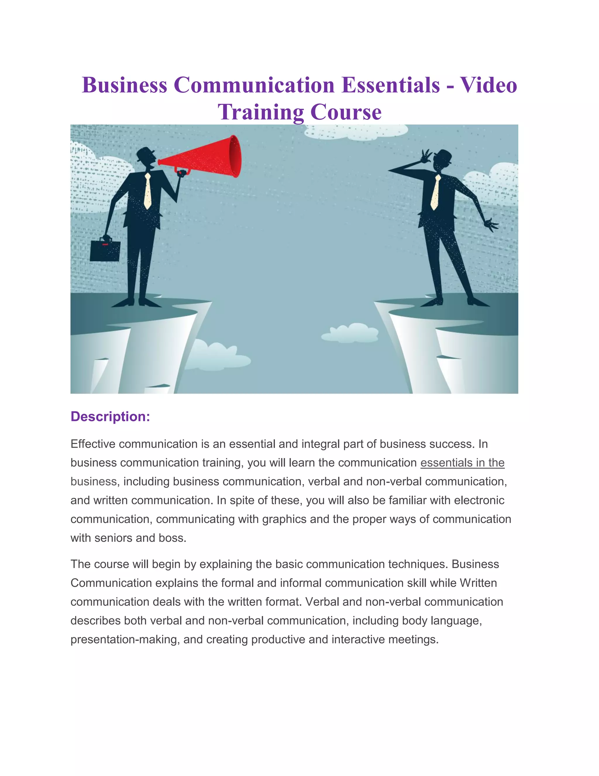 Business communication essentials | PDF