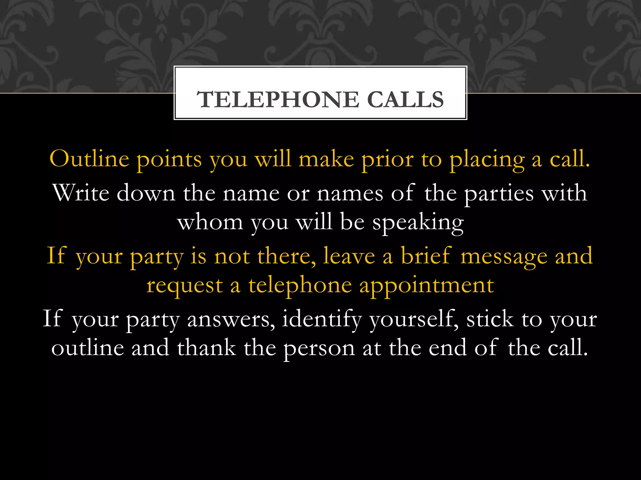 Business communication etiquette.ppt revised 4 8 17 | PPTX