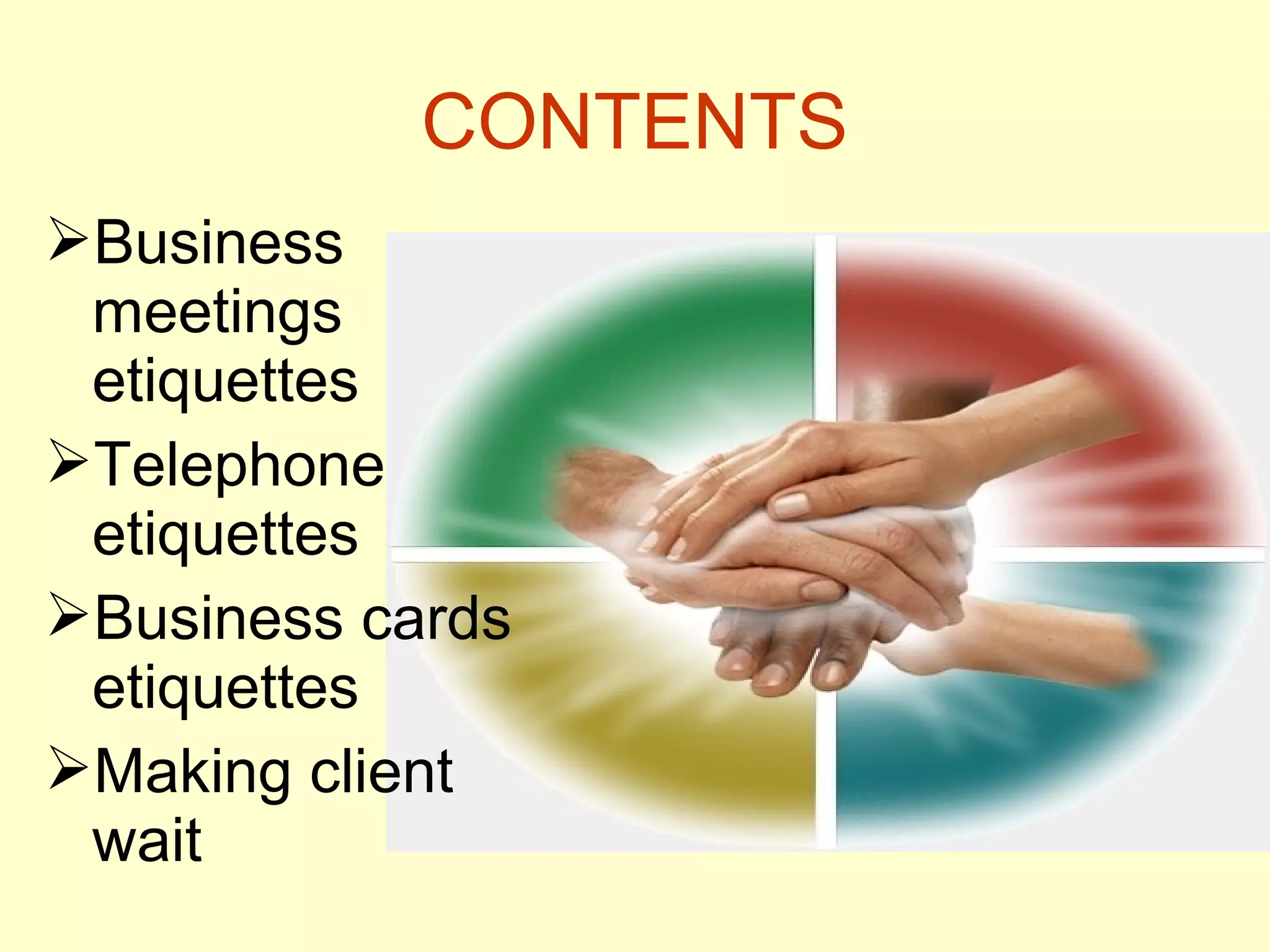 Business communication etiquettes | PPT