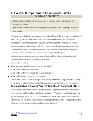 Business communication for success | PDF