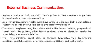 BUSINESS COMMUNICATION IMPORTANCE & TYPES.pptx