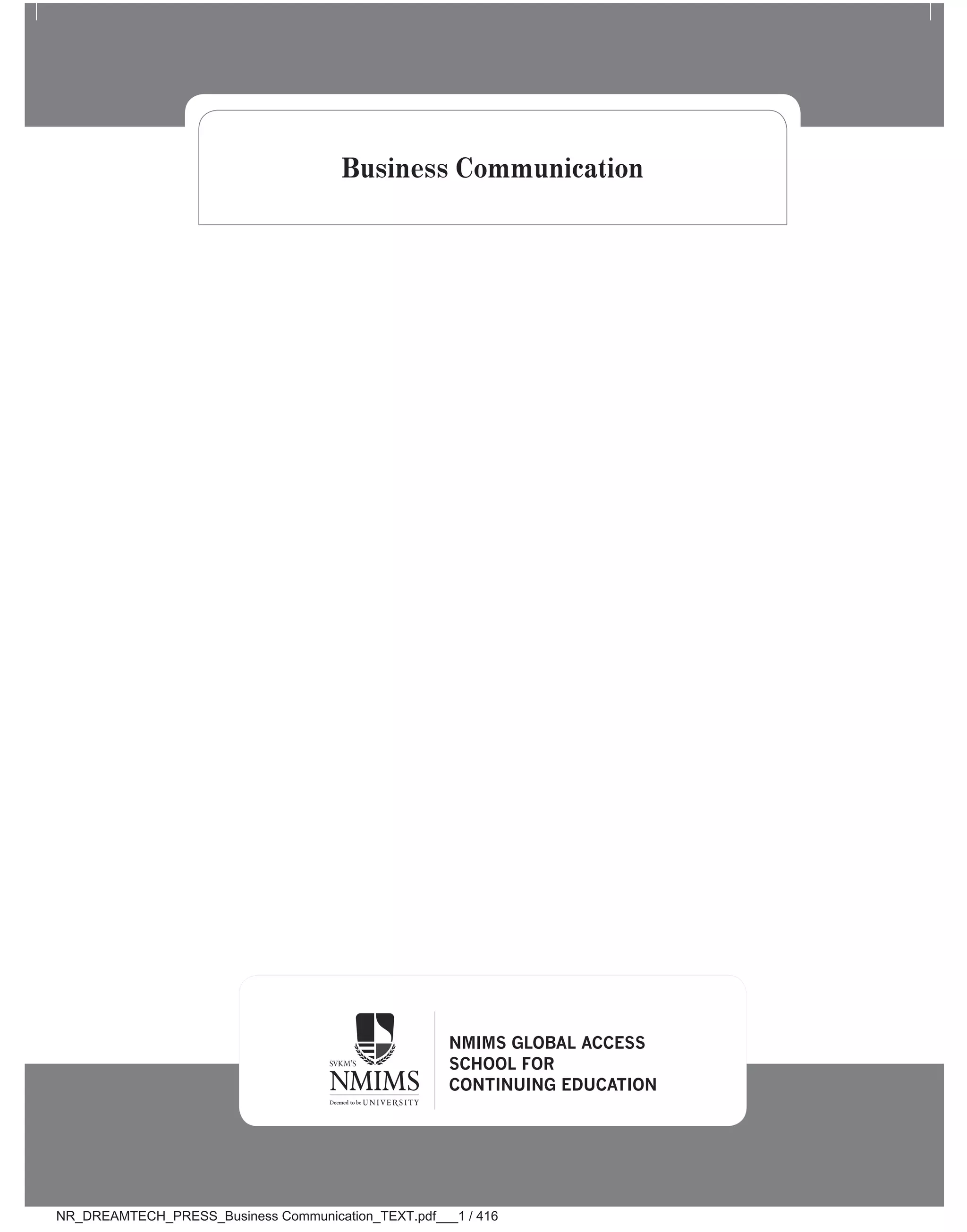 Business_Communication Book | PDF