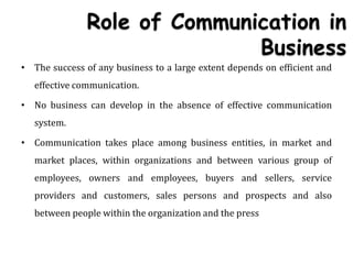 Business communication module 1 - Kerala University | PPTX