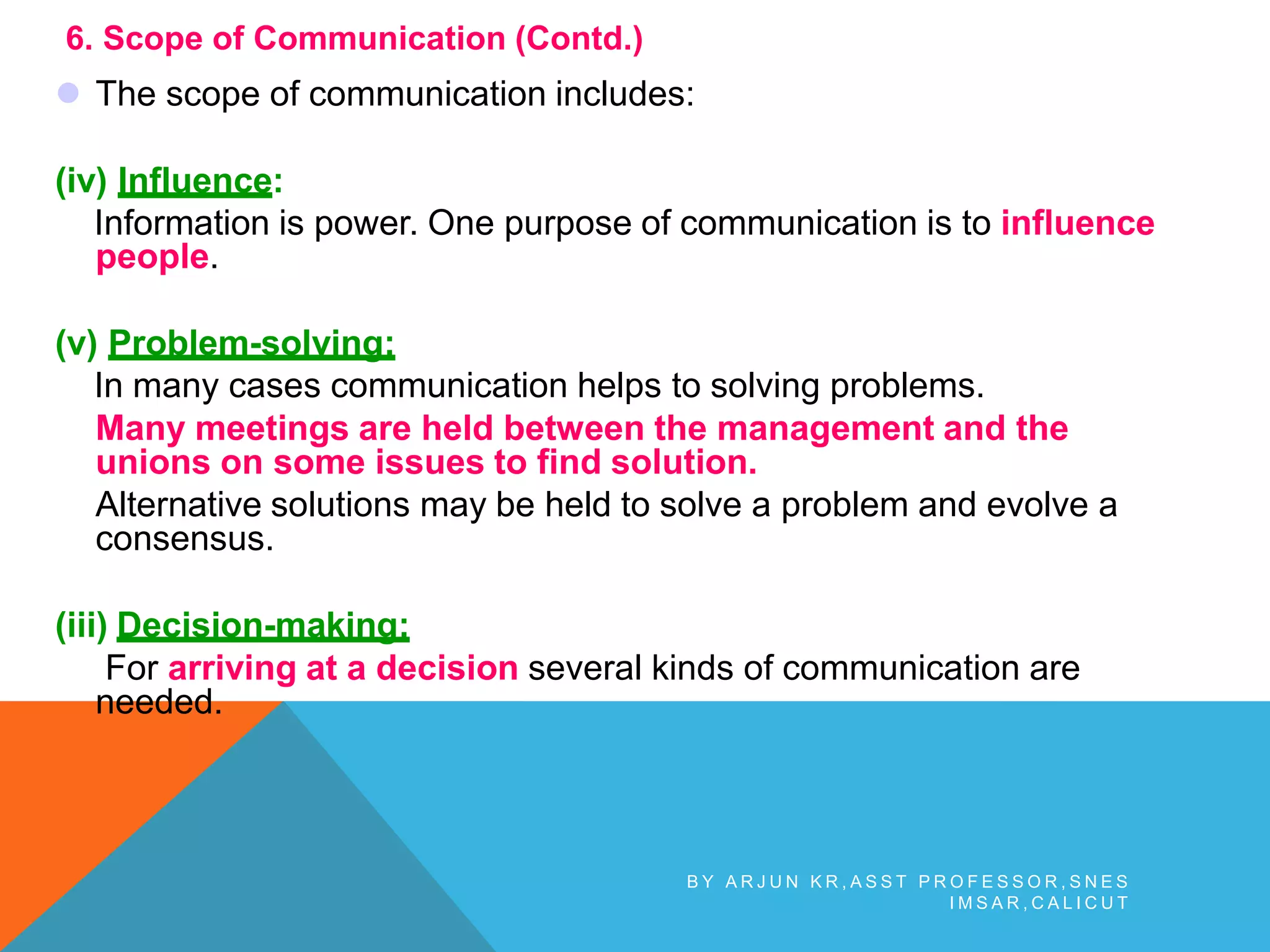 Business communication , Module 1 (MBA) | PPTX