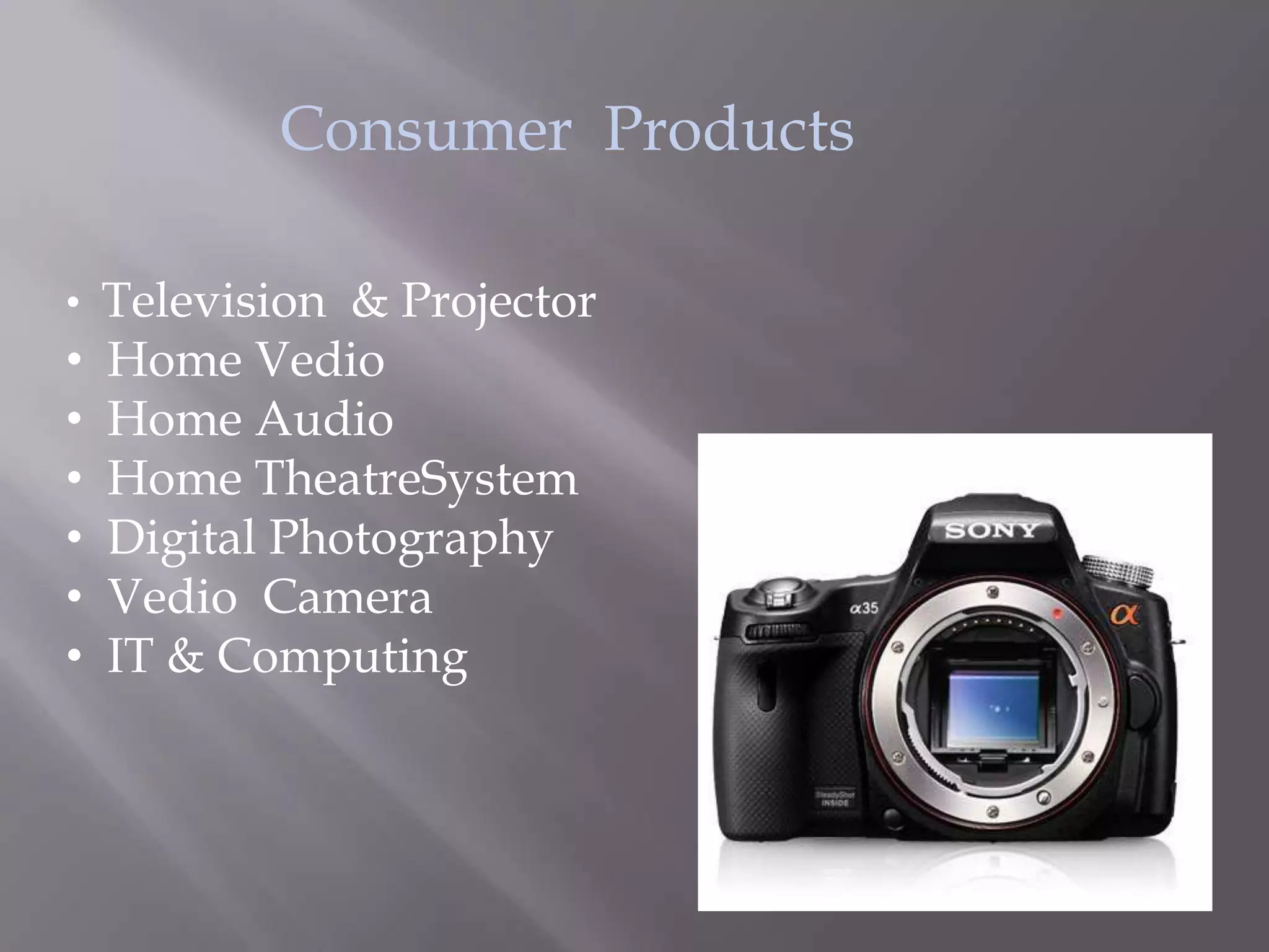 Presentation on SONY | PPTX