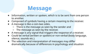 Business Communication: It's Types and Process | PPTX