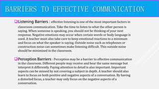 common barriers to effective communication | PPTX