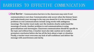 common barriers to effective communication | PPTX