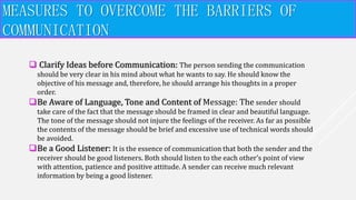 common barriers to effective communication | PPT
