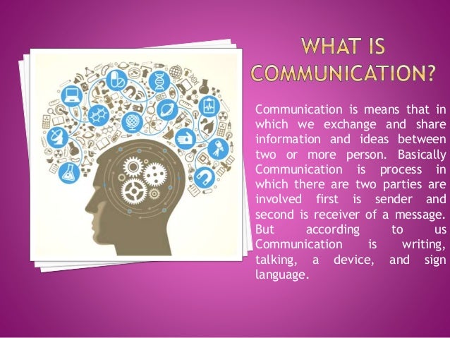 Importance of Communication