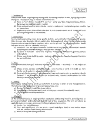 Business communication & principles | PDF