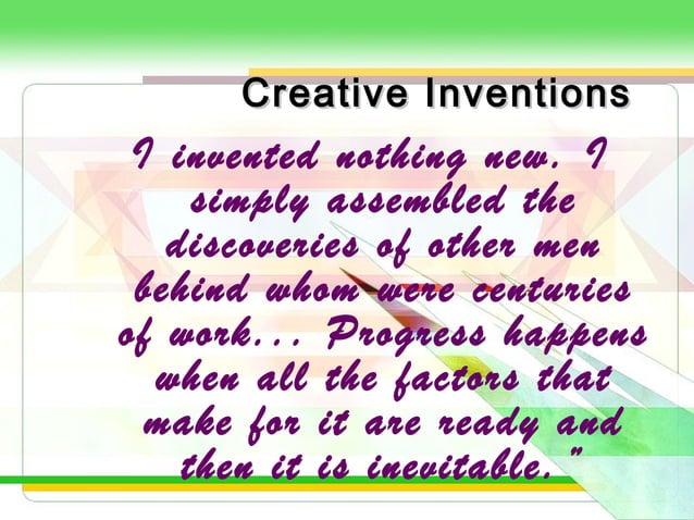 Creative Inventions | PPT