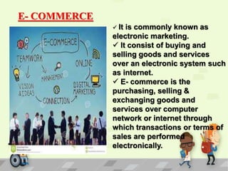 Business communication (E Commerce) | PPTX