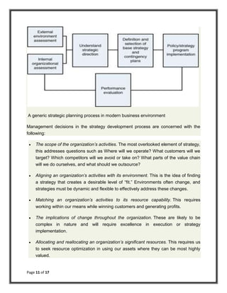 Business competitive environment | PDF