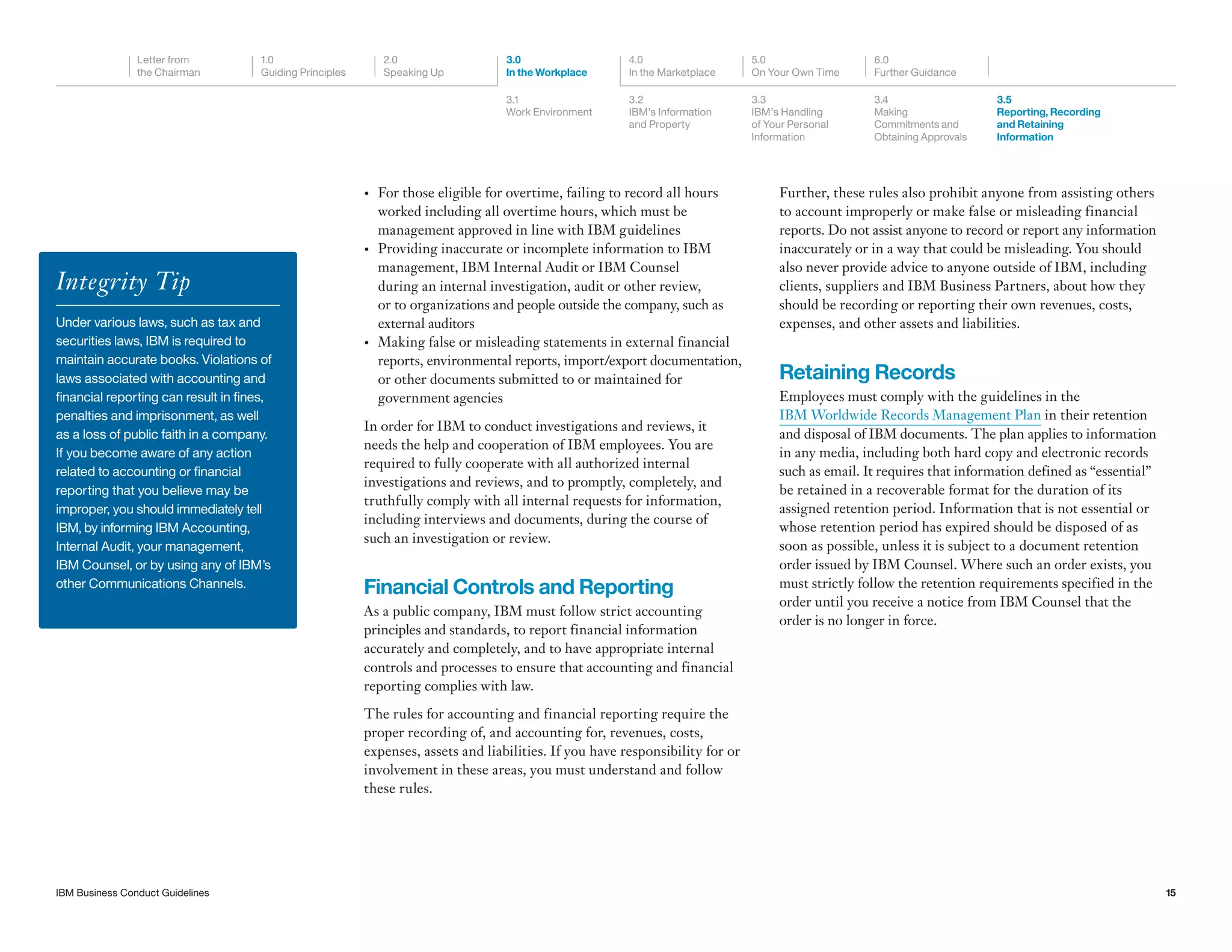 IBM Business Conduct Guidelines | PDF