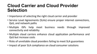 BUSINESS CONSIDERATIONS FOR CLOUD COMPUTING | PDF