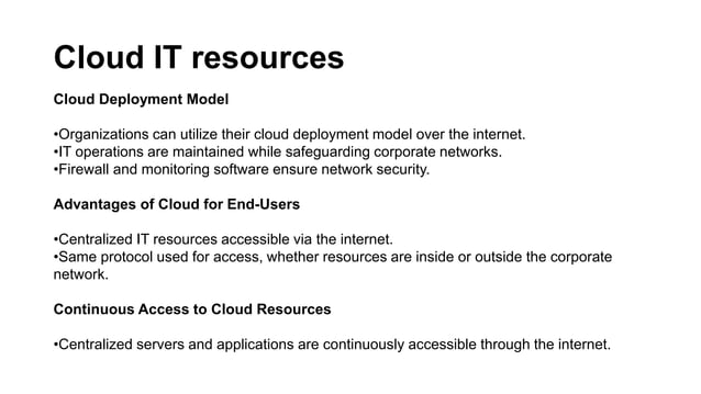 BUSINESS CONSIDERATIONS FOR CLOUD COMPUTING | PPT