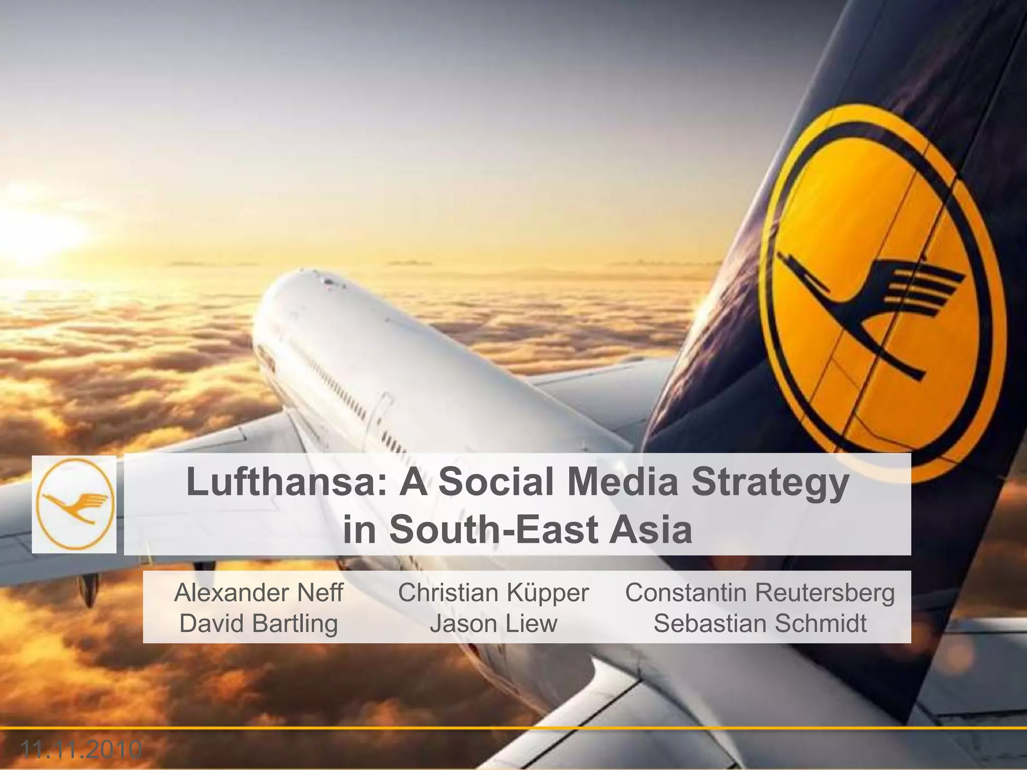 Business consulting lufthansa - final presentation | PPTX