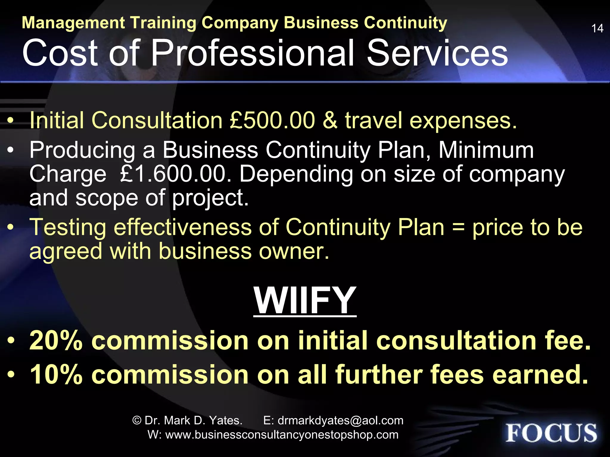 Business Continuity | PPT