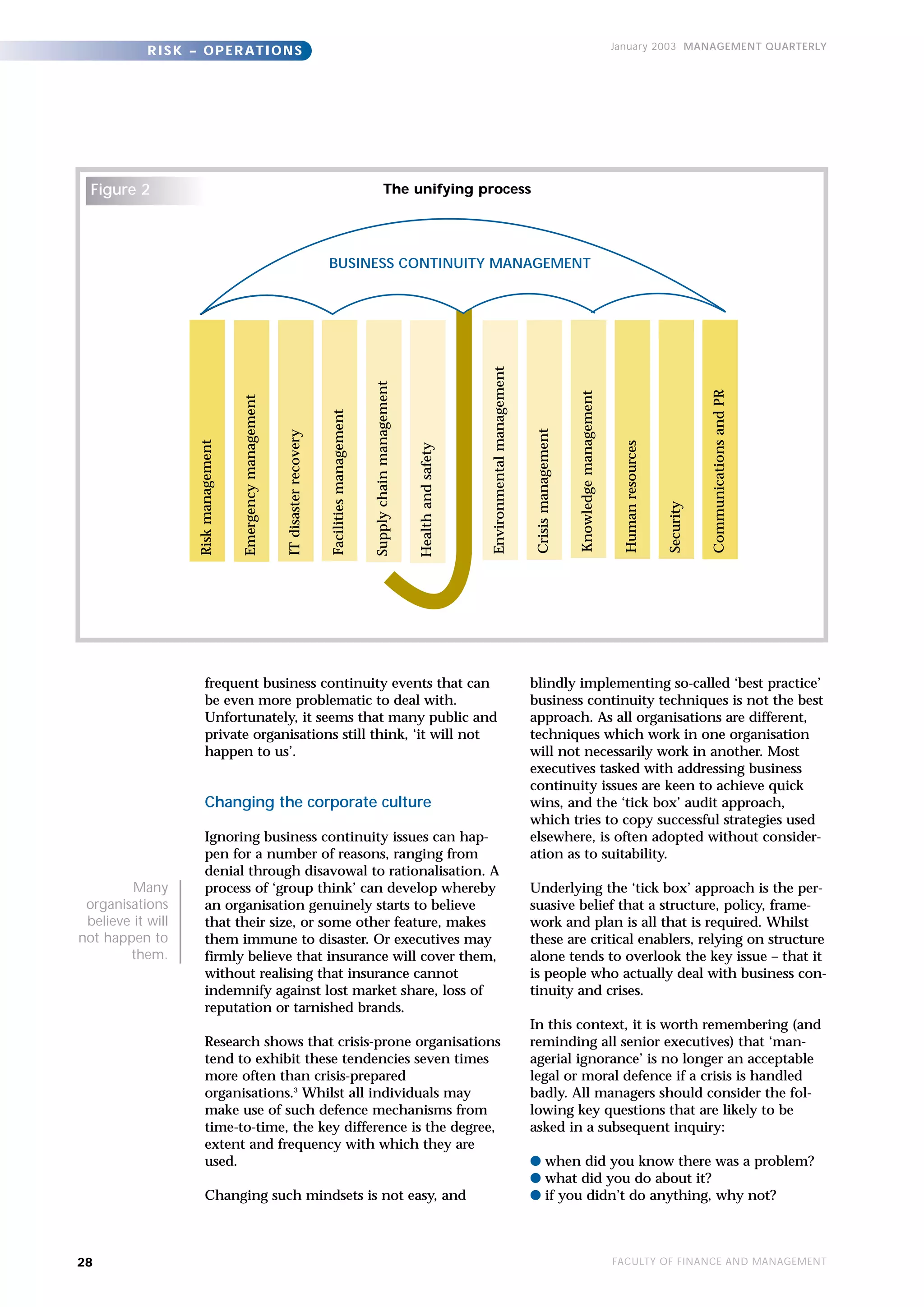 Business continuity and crisis management | PDF